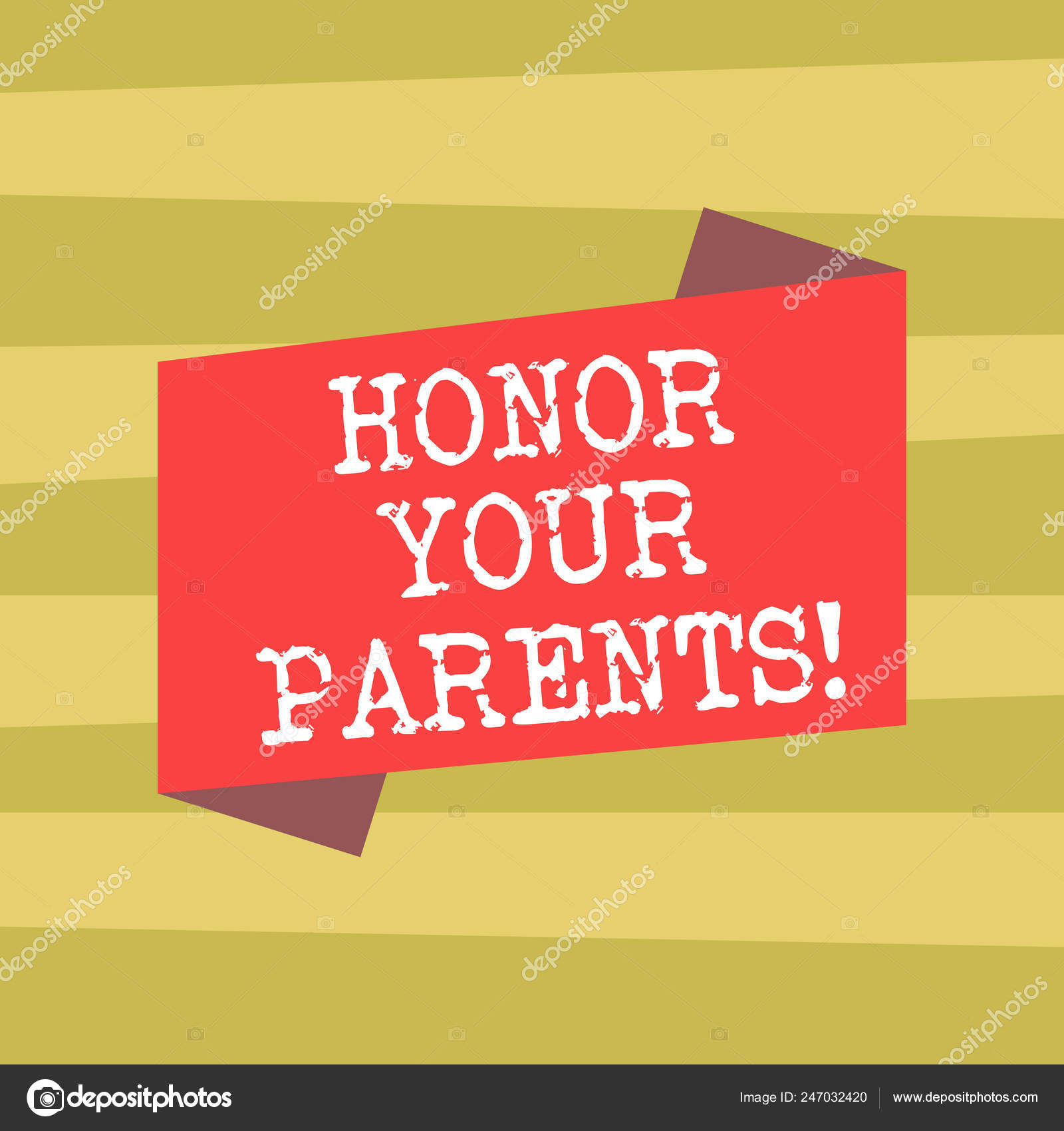 Showing Respect To Parents Clipart