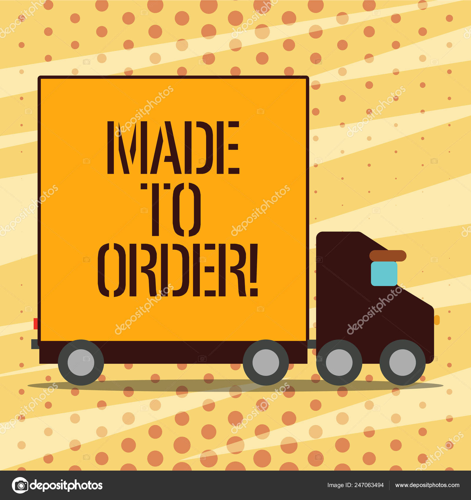 Conceptual Hand Writing Showing Made Order Business Photo Showcasing ...