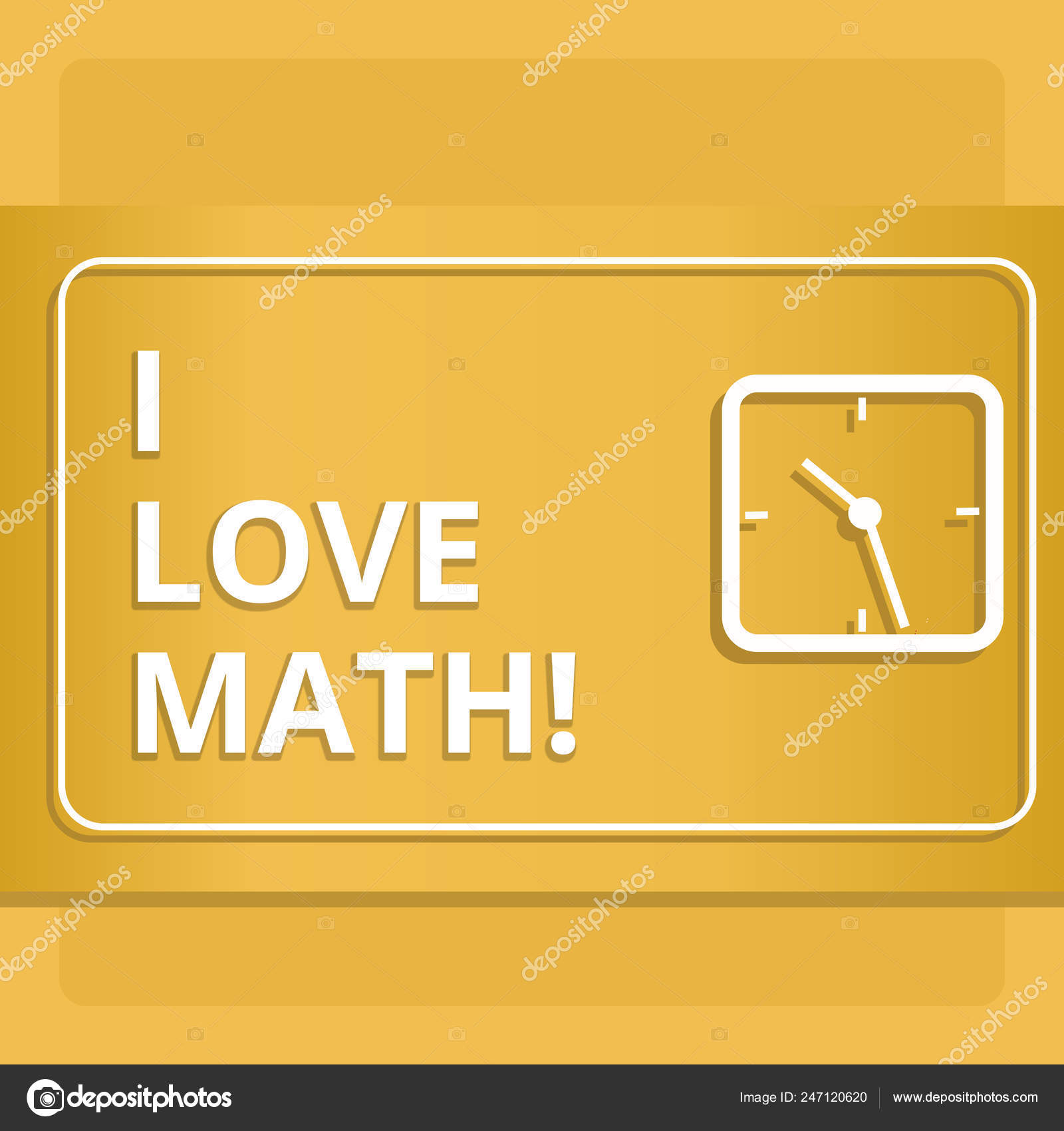 We Love Math Clipart