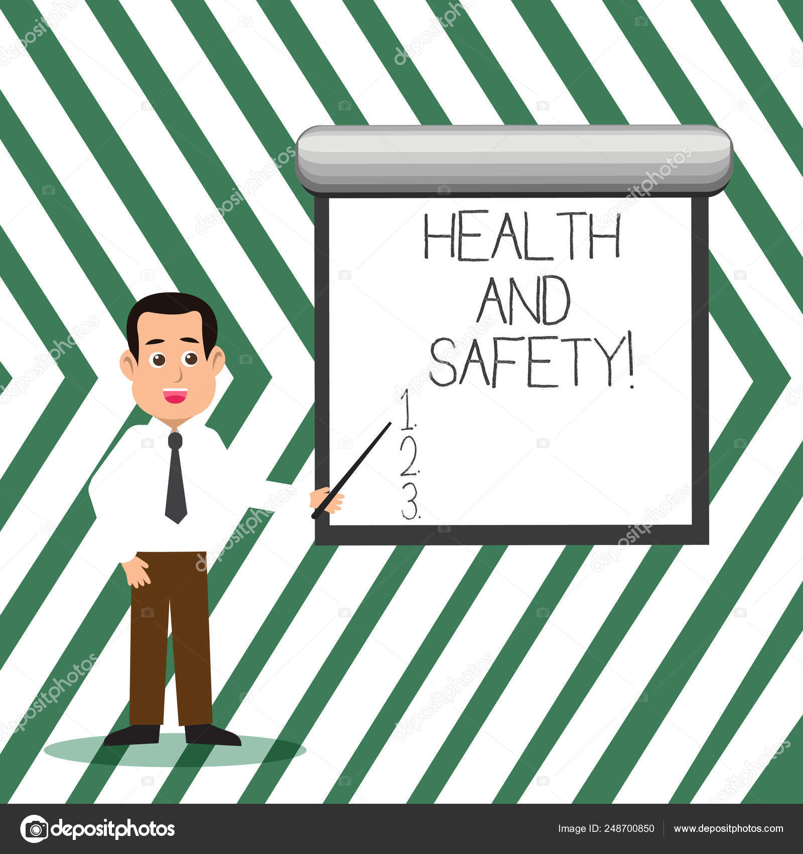 Word writing text Health And Safety. Business concept for being in good ...