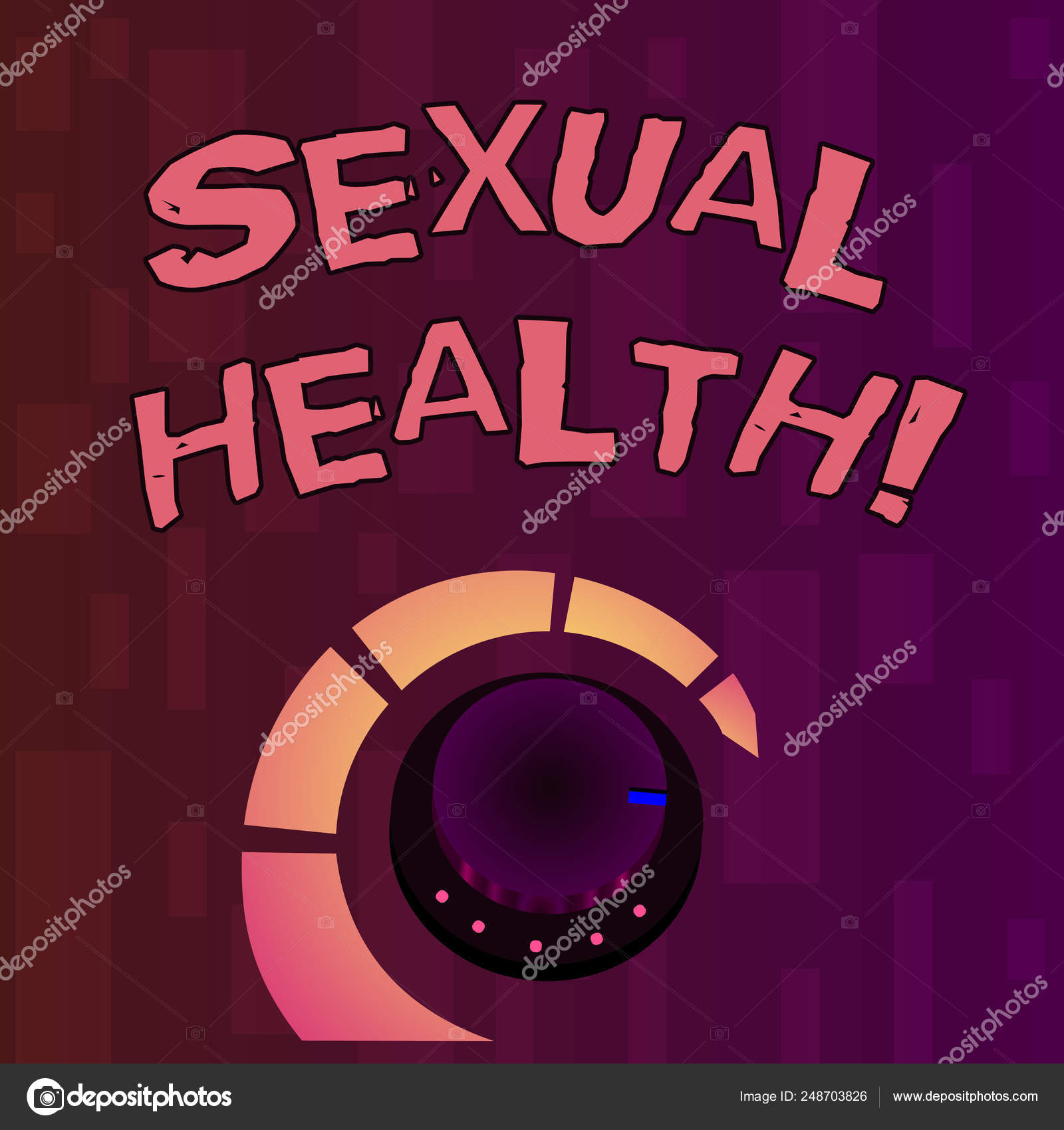 Handwriting text writing Sexual Health. Concept meaning STD prevention ...