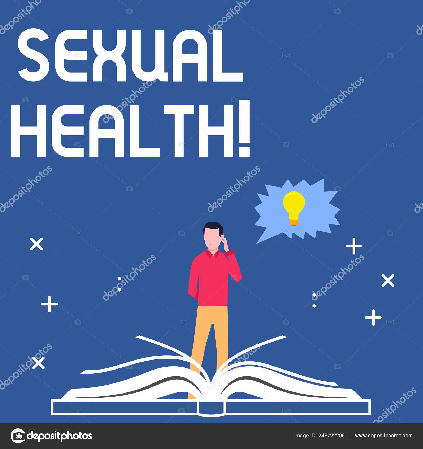 Handwriting text writing Sexual Health. Concept meaning STD prevention ...