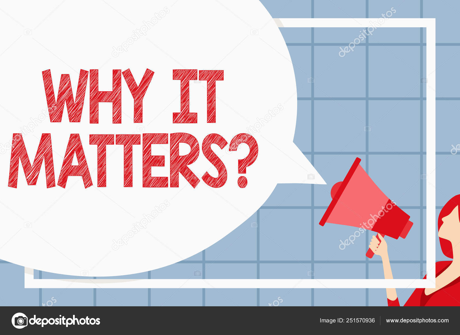 Text sign showing Why It Matters question. Conceptual photo ask ...