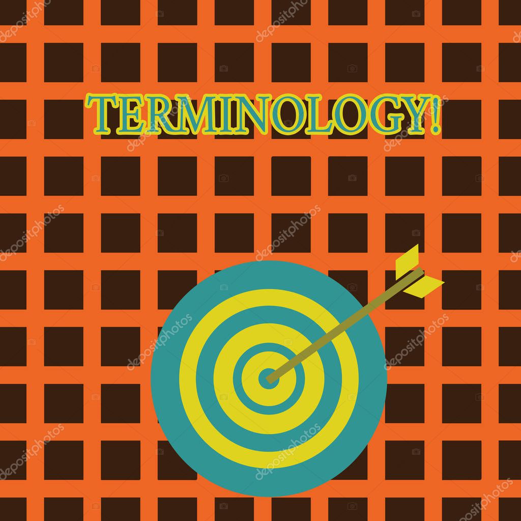 Texto manuscrito Terminología. Concepto significado Colección de ...