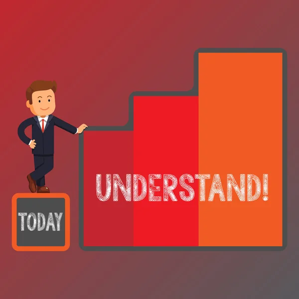 Conceptual hand writing showing Understand. Business photo showcasing ...