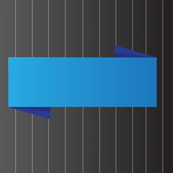 Blank Color Strip Folding Backwards at Both Ends. Horizontal Pleated ...