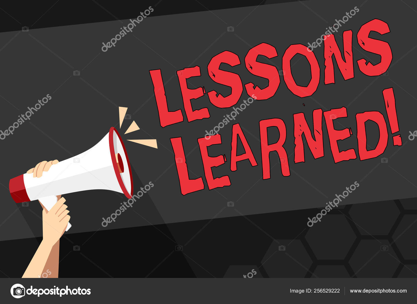 Text sign showing Lessons Learned. Conceptual photo learning gained ...