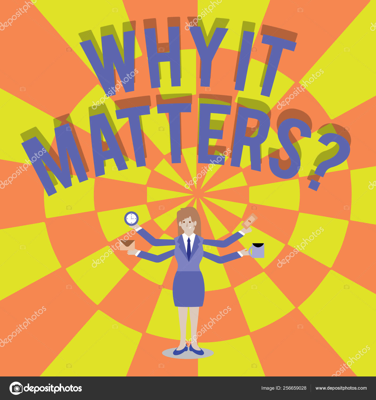 Handwriting text writing Why It Matters Question. Concept meaning most ...