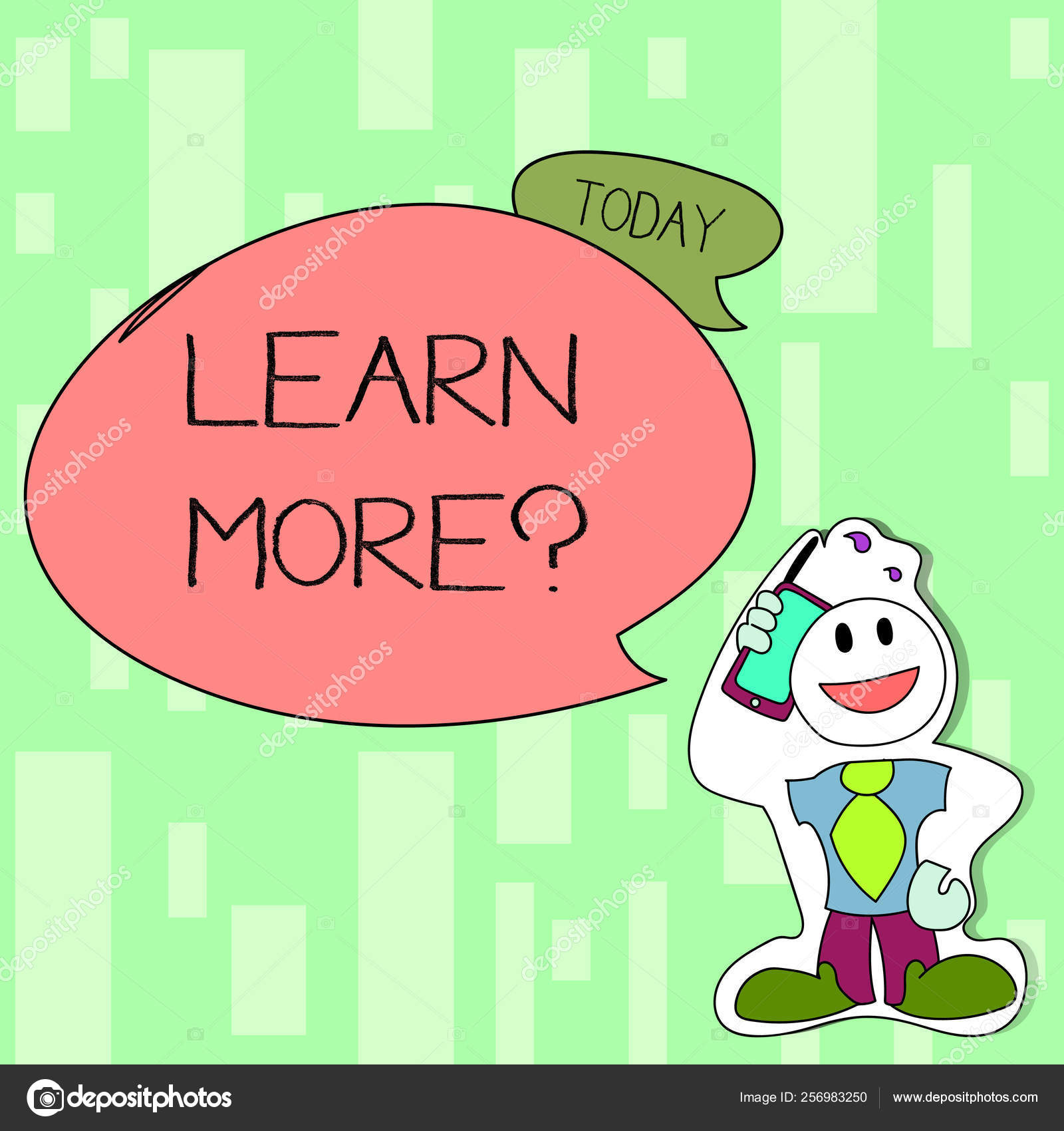 Handwriting text writing Learn More question. Concept meaning gain ...