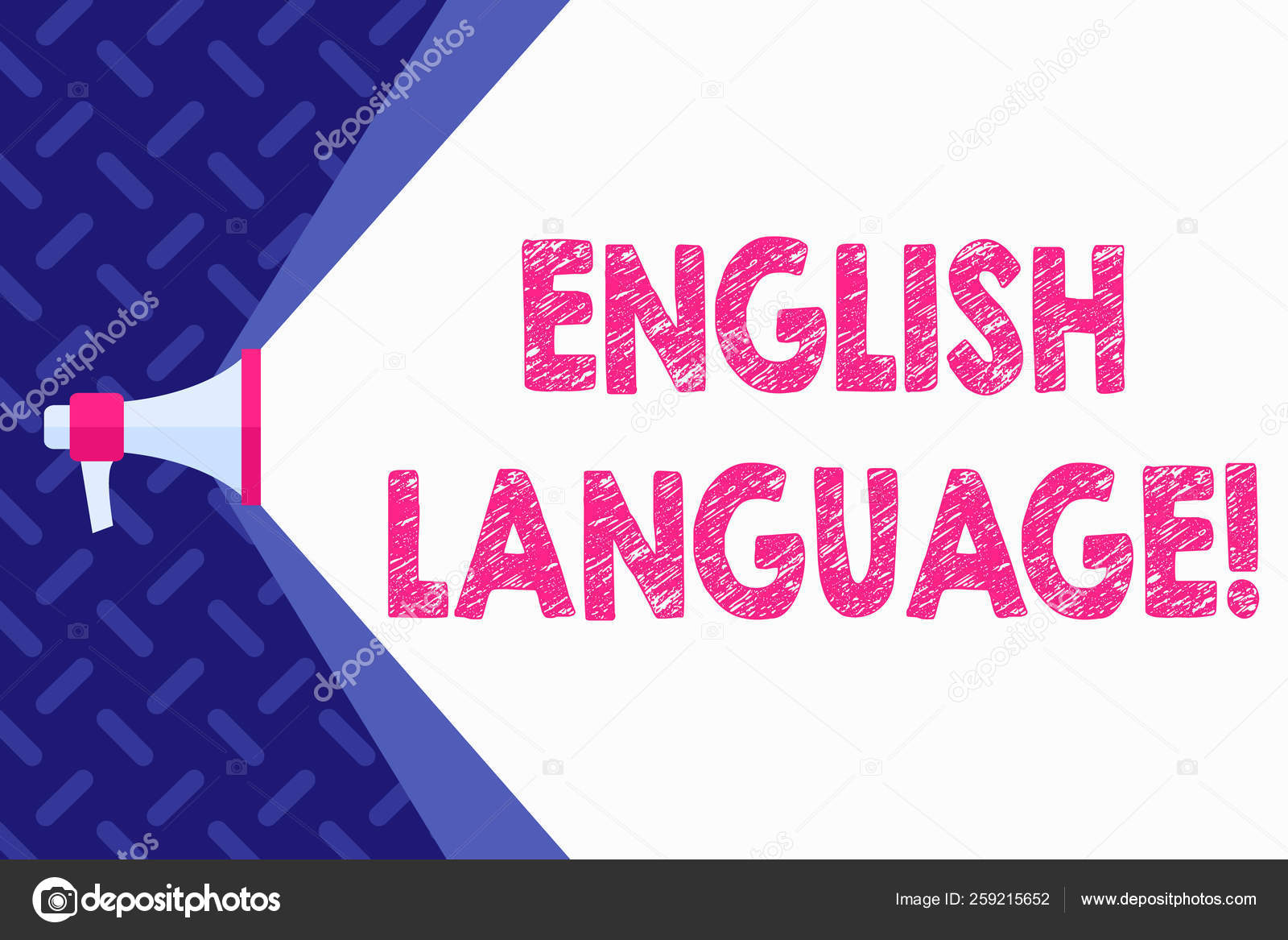 Word writing text English Language. Business concept for third spoken ...