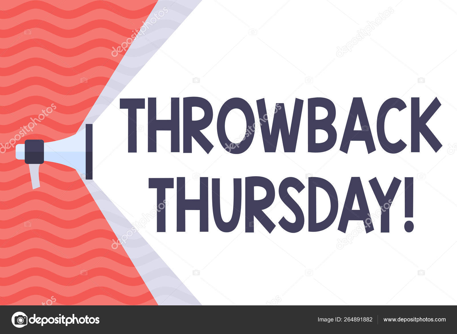 Handwriting text Throwback Thursday. Concept meaning wistful revisiting ...