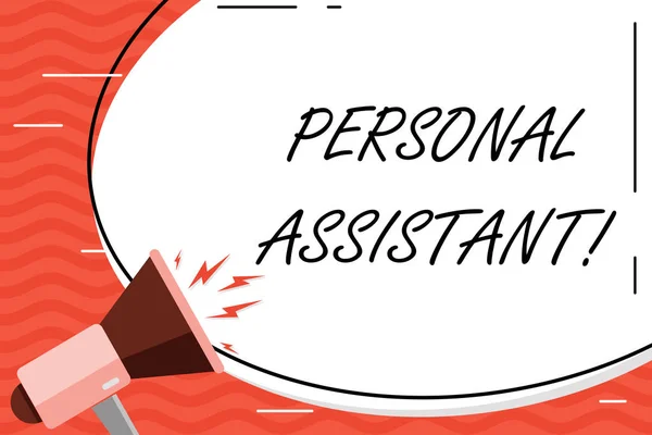 Word writing text Personal Assistant. Business concept for ...