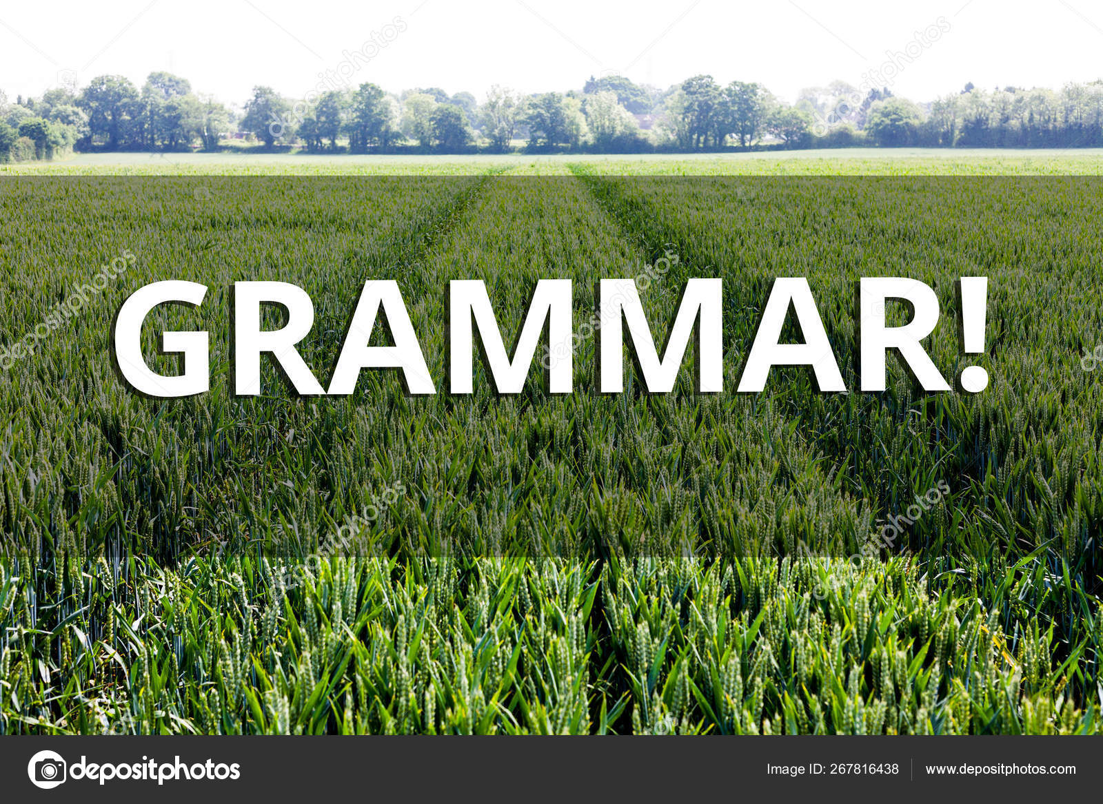 Handwriting text Grammar. Concept meaning whole system structure ...