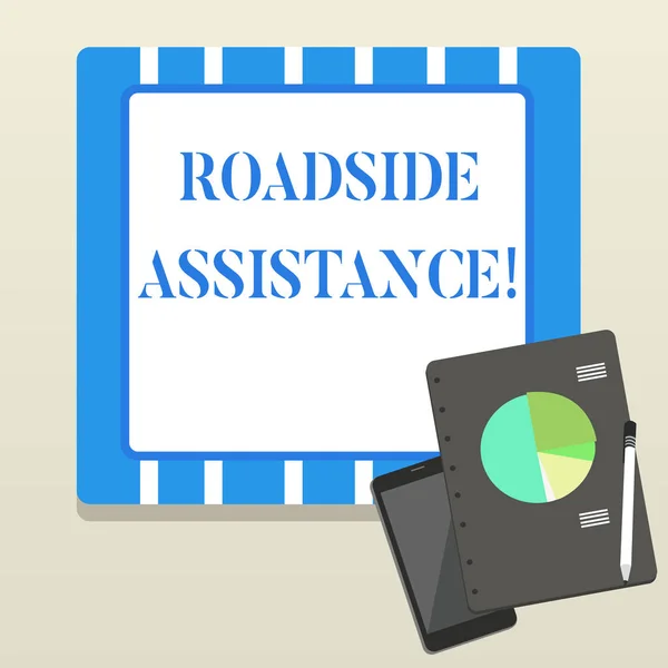 Word writing text Roadside Assistance. Business concept for helps ...