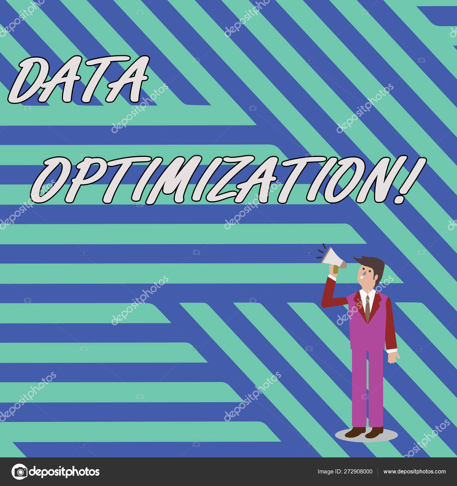 Word writing text Data Optimization. Business concept for process that ...