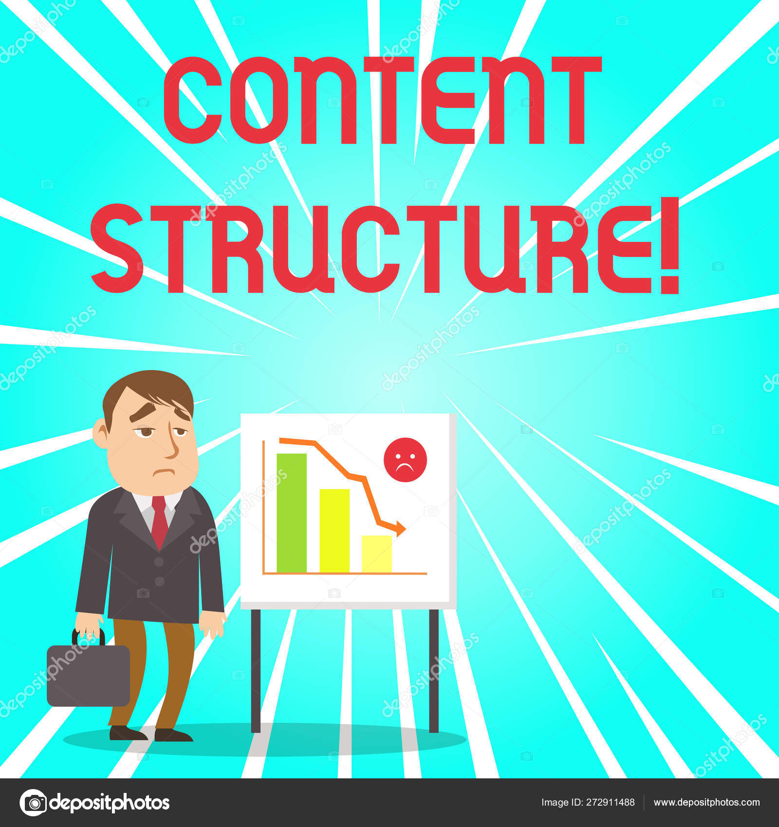 Handwriting text Content Structure. Concept meaning information that is ...