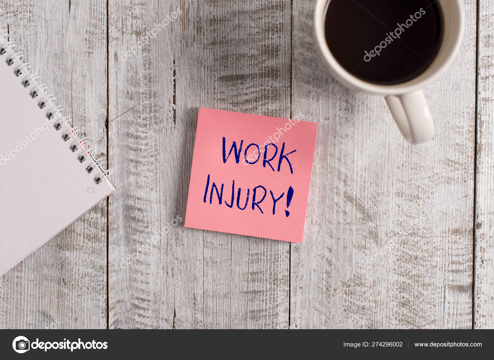 Word writing text Work Injury. Business concept for accident that ...