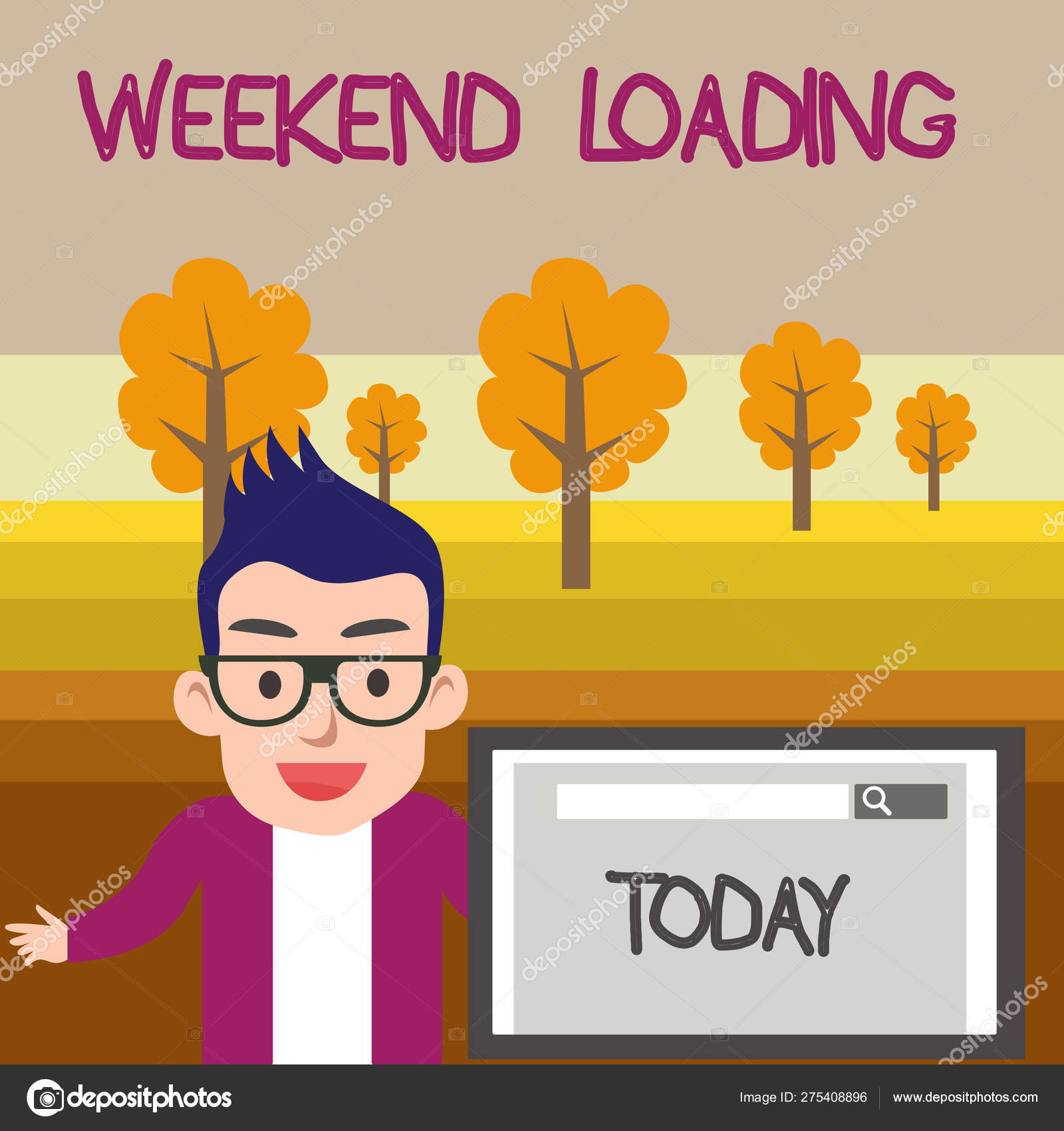 Text sign showing Weekend Loading. Conceptual photo Starting Friday ... Text sign showing Weekend Loading. Conceptual photo Starting Friday ...