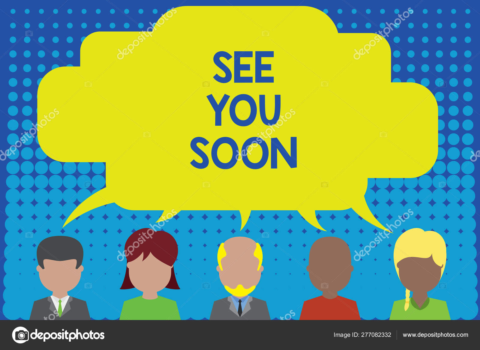 People Saying Goodbye Clipart