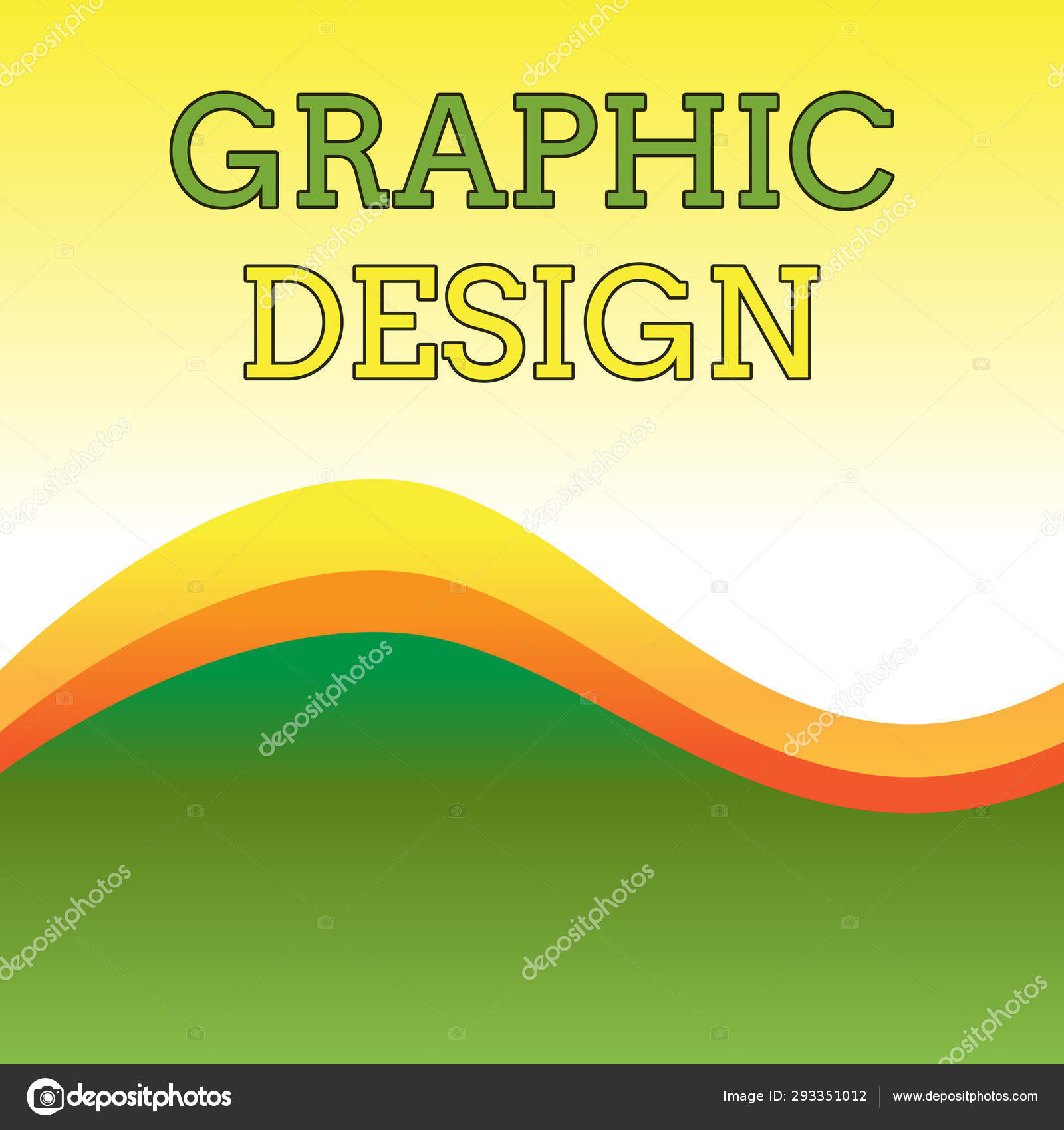 Text sign showing Graphic Design. Conceptual photo art or skill of ...