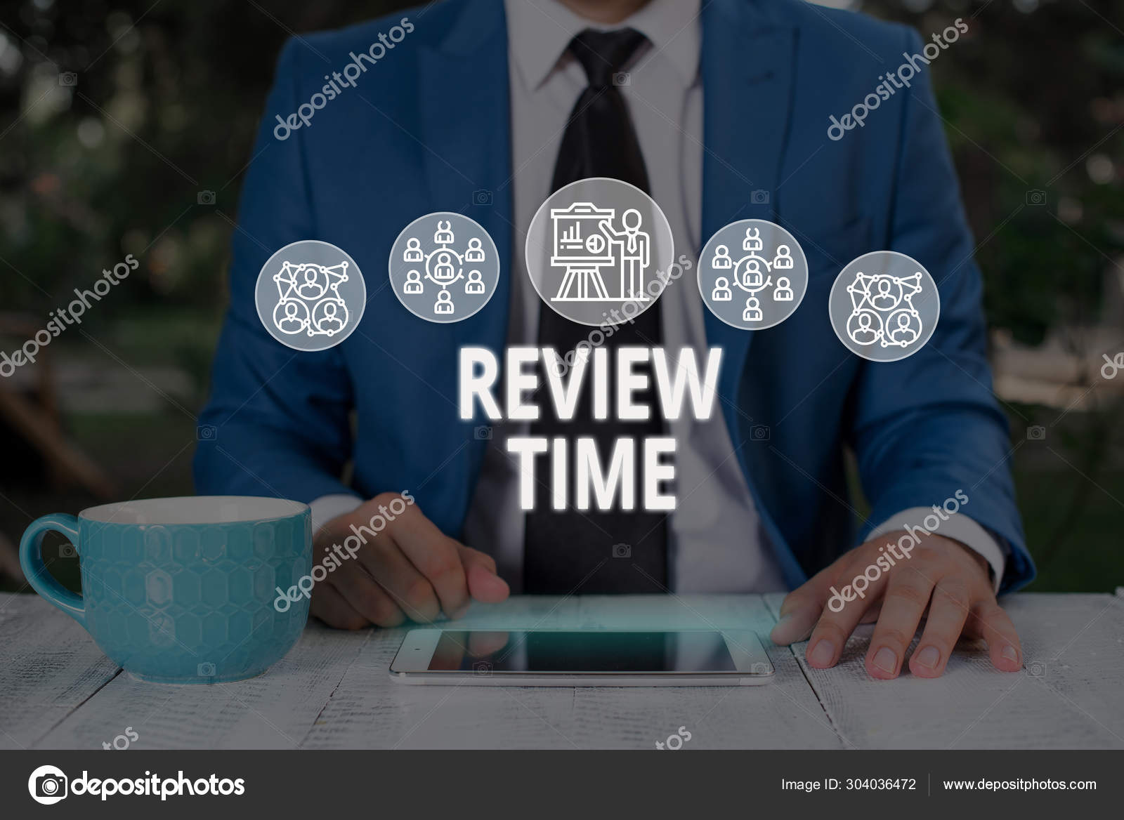 Text sign showing Review Time. Conceptual photo to think or talk about ... Text sign showing Review Time. Conceptual photo to think or talk about ...