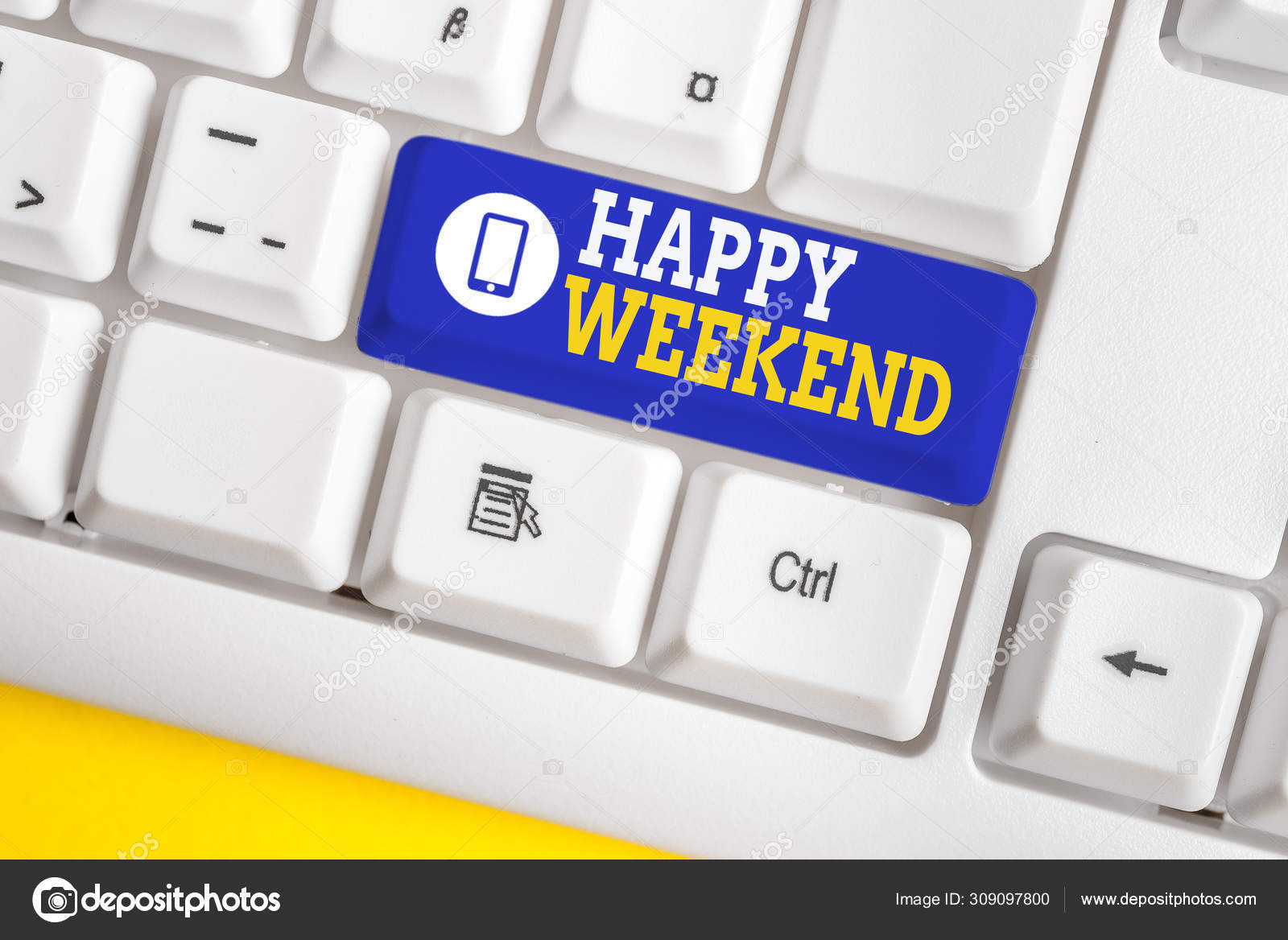 Handwriting text Happy Weekend. Concept meaning Cheerful rest day Time ...