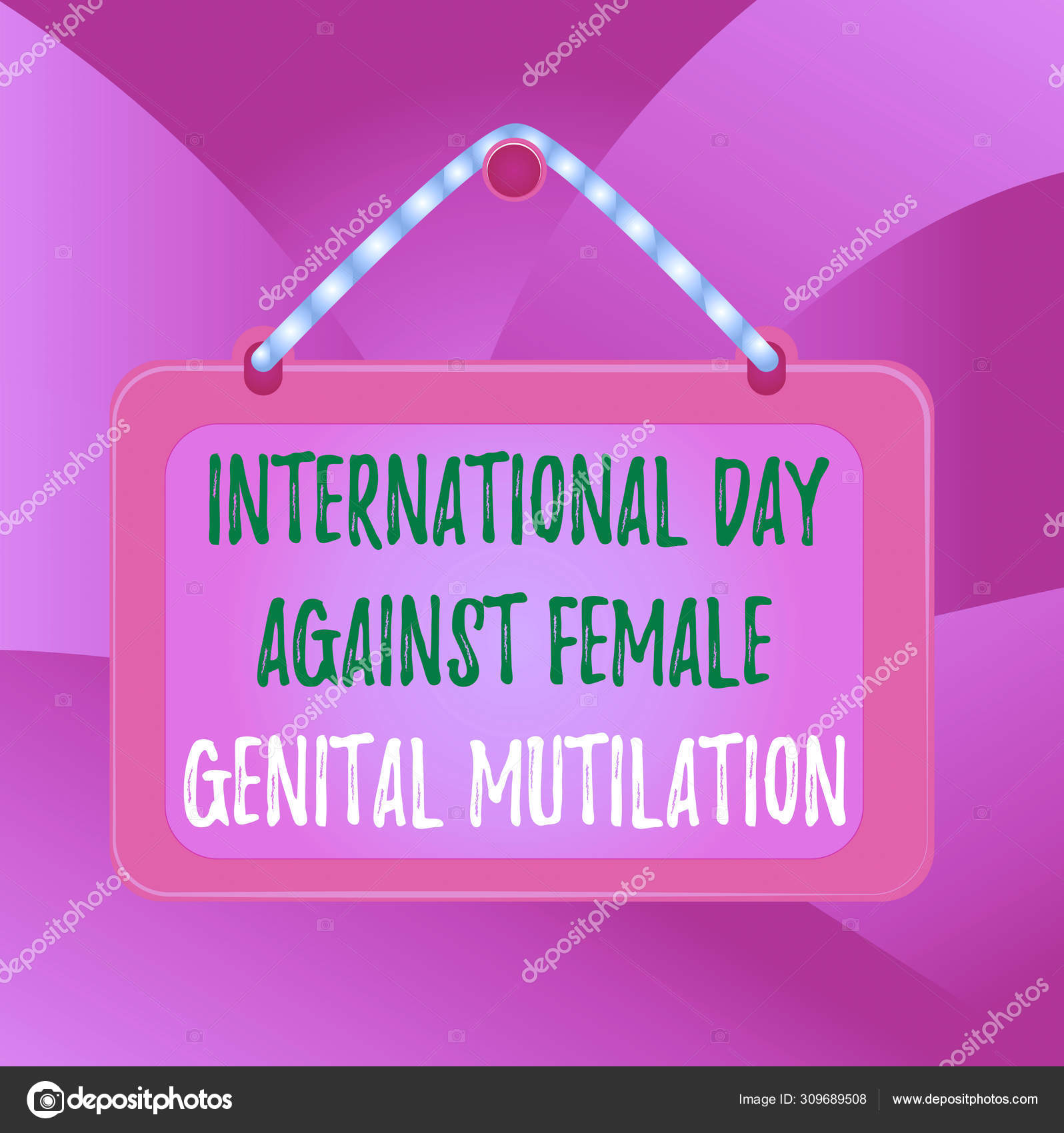 Handwriting text International Day Against. Concept meaning ...