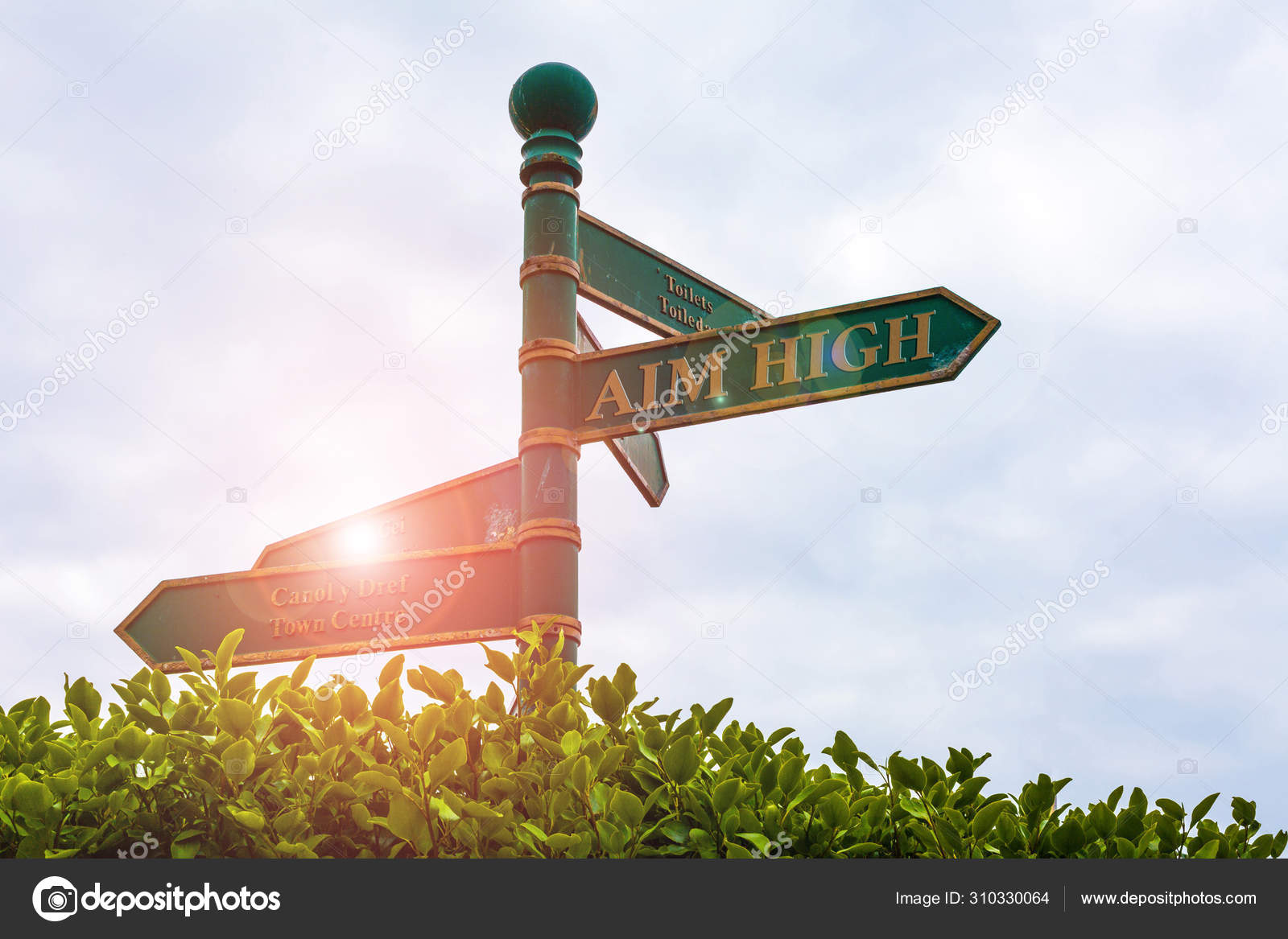 Green Road Sign Generator