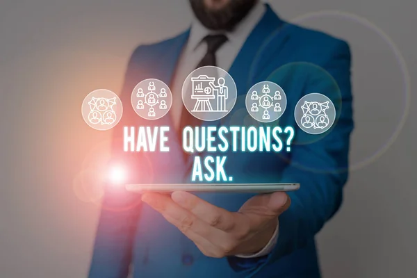 Handwriting text writing Have Questions Question Ask. Concept meaning ...