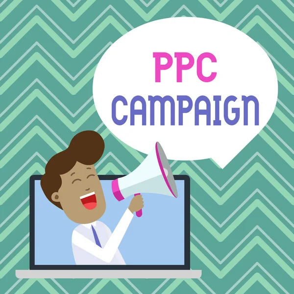 Text sign showing Ppc Campaign. Conceptual photo use PPC in order to ...