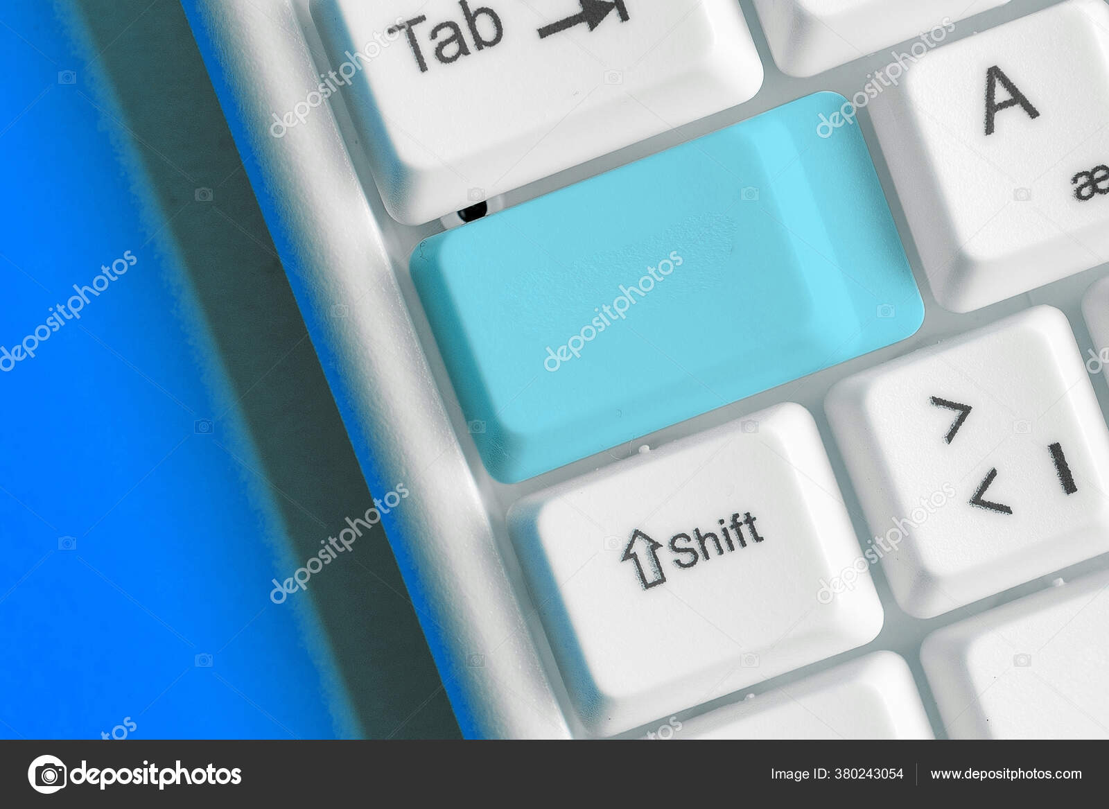 Business Concept With Notes And Pc Keyboard. Colourfull Pc Mock Up ...