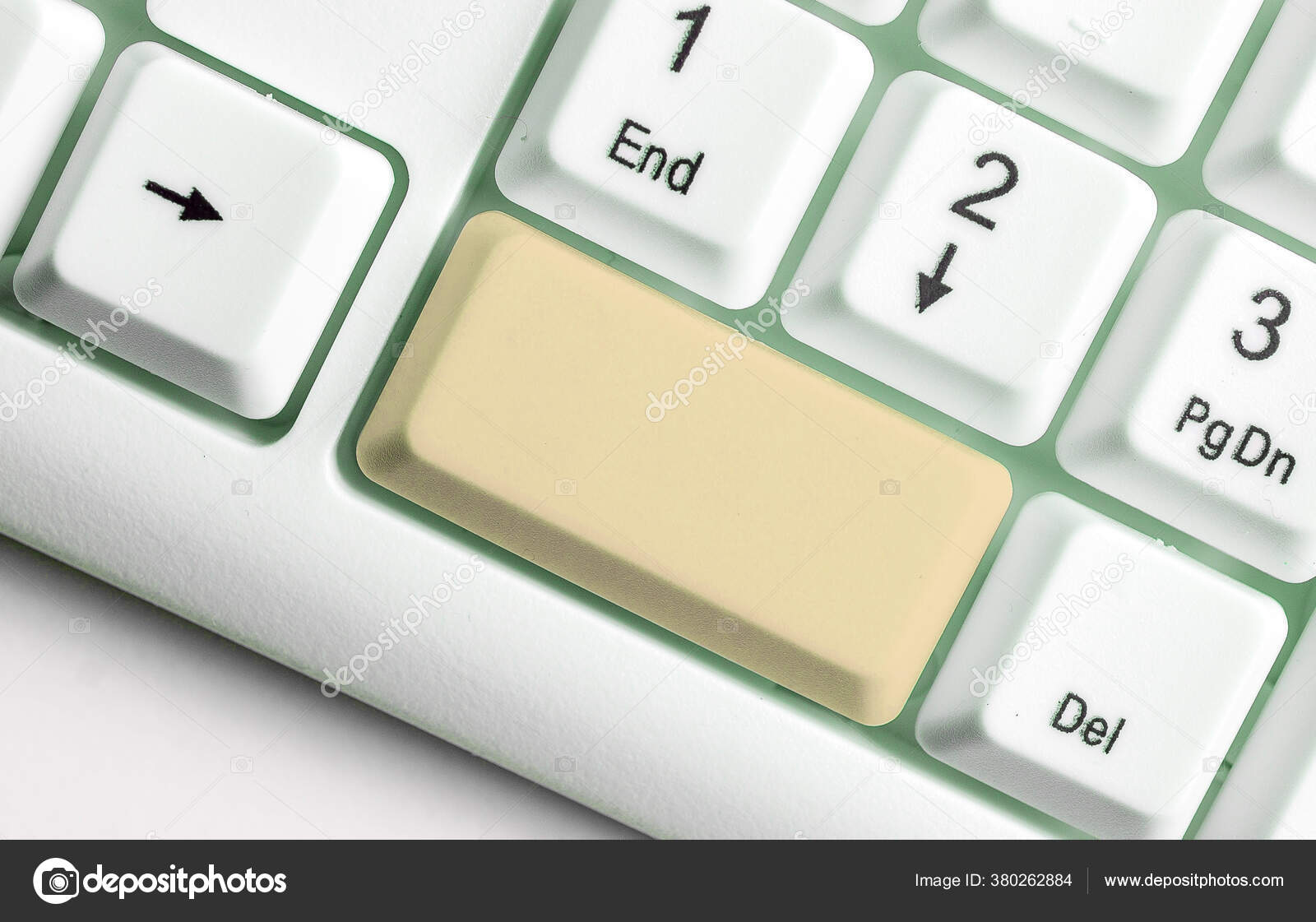 Business Concept With Notes And Pc Keyboard. Colourfull Pc Mock Up ...