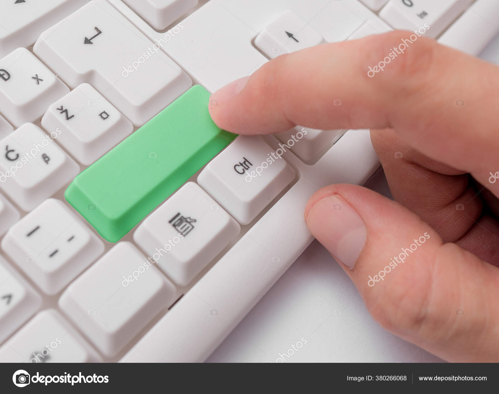 Business Concept With Notes And Pc Keyboard. Colourfull Pc Mock Up ...