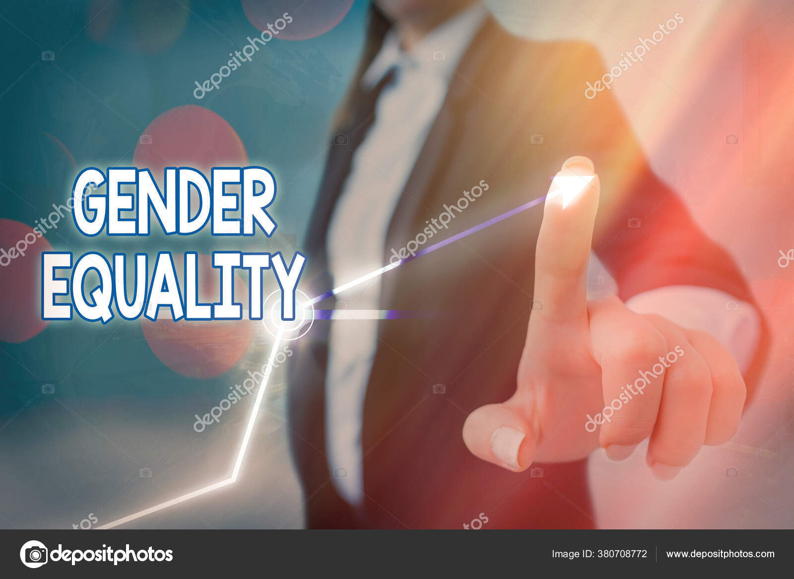 Text sign showing Gender Equality. Conceptual photo access to same ...