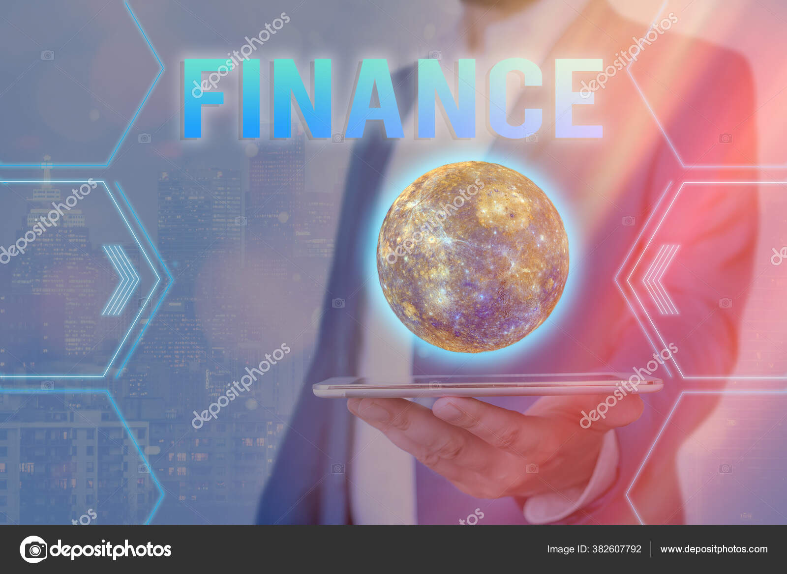 Handwriting text Finance. Concept meaning describes activities ...