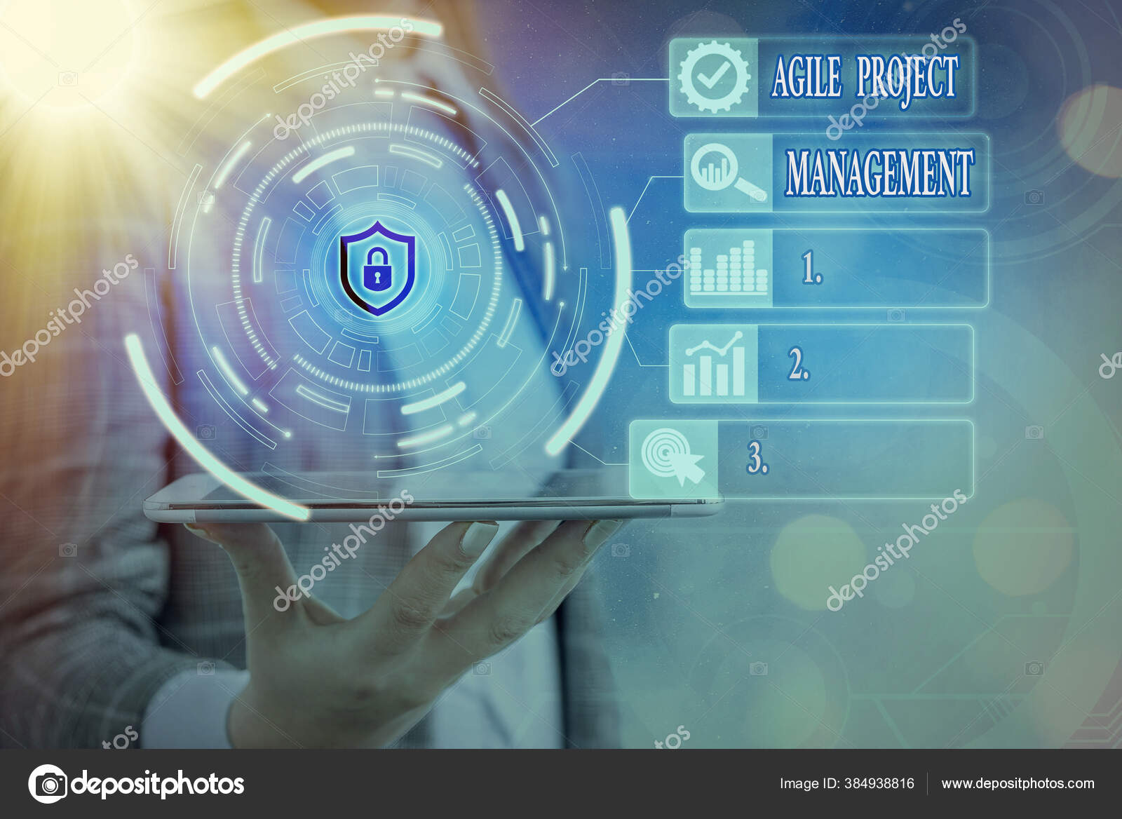 Text sign showing Agile Project Management. Conceptual photo management ... Text sign showing Agile Project Management. Conceptual photo management ...