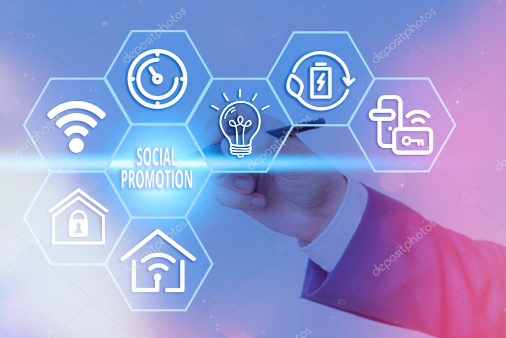 Escritura a mano redacción de texto Promoción Social. Concepto que ...