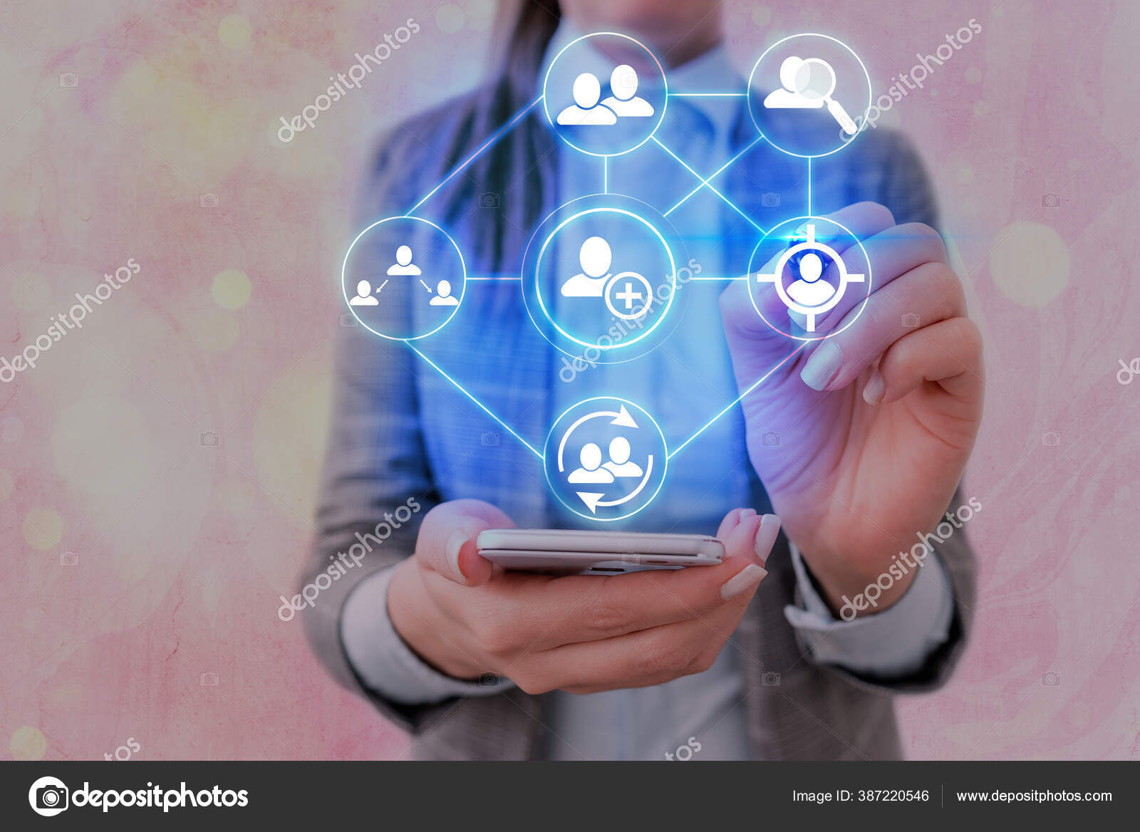 Information Computerization With Infographic Elements And Flat Icons ...