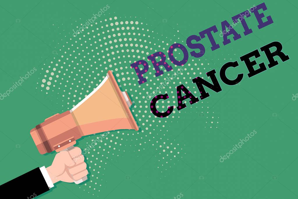Signo De Texto Que Muestra Cáncer De Próstata Desarrollo Fotográfico