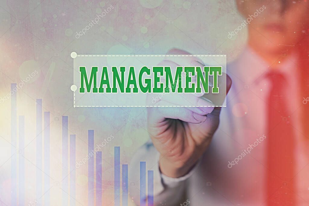 Signo de texto que muestra Administración. Foto conceptual el acto ...