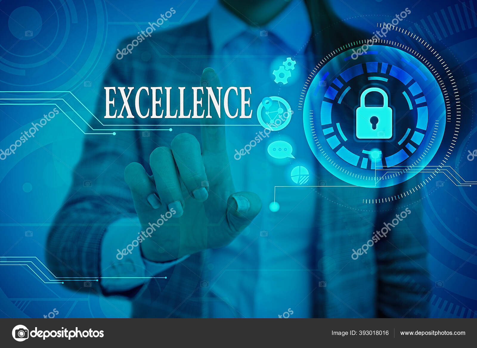 Word writing text Excellence. Business concept for standard of ...