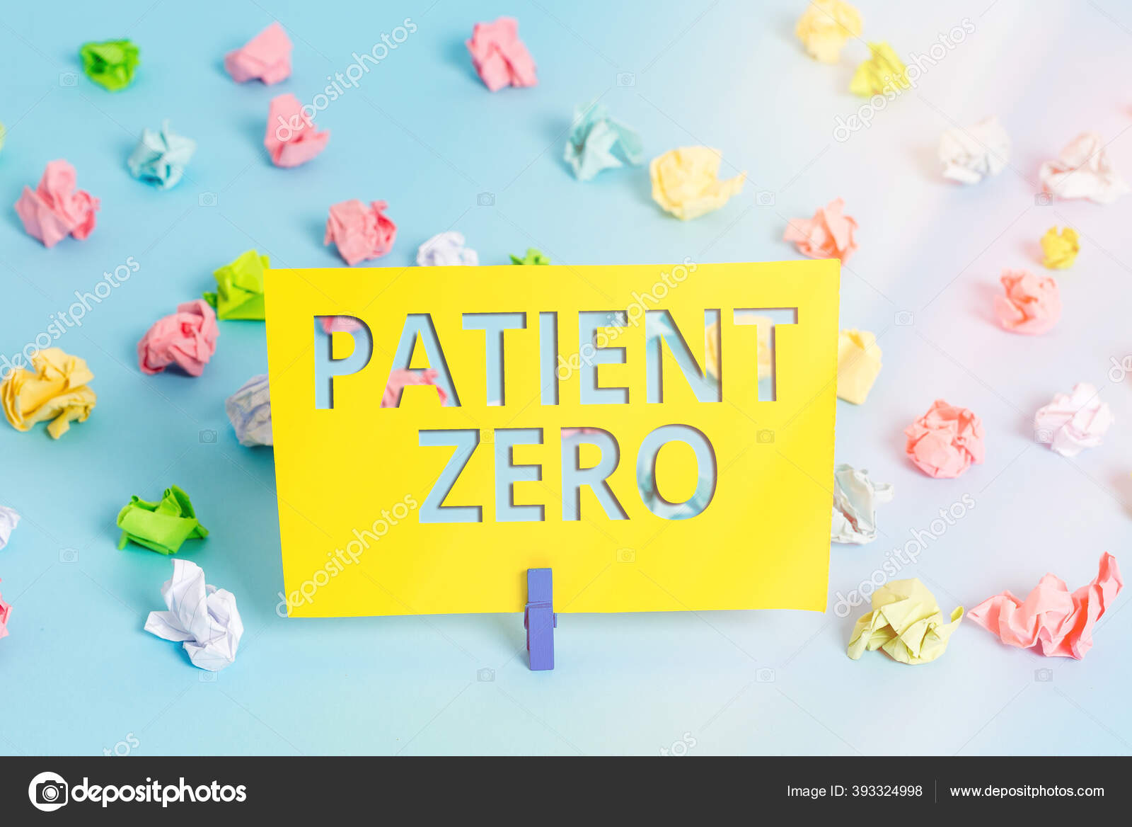 Text sign showing Patient Zero. Conceptual photo primary disease ...