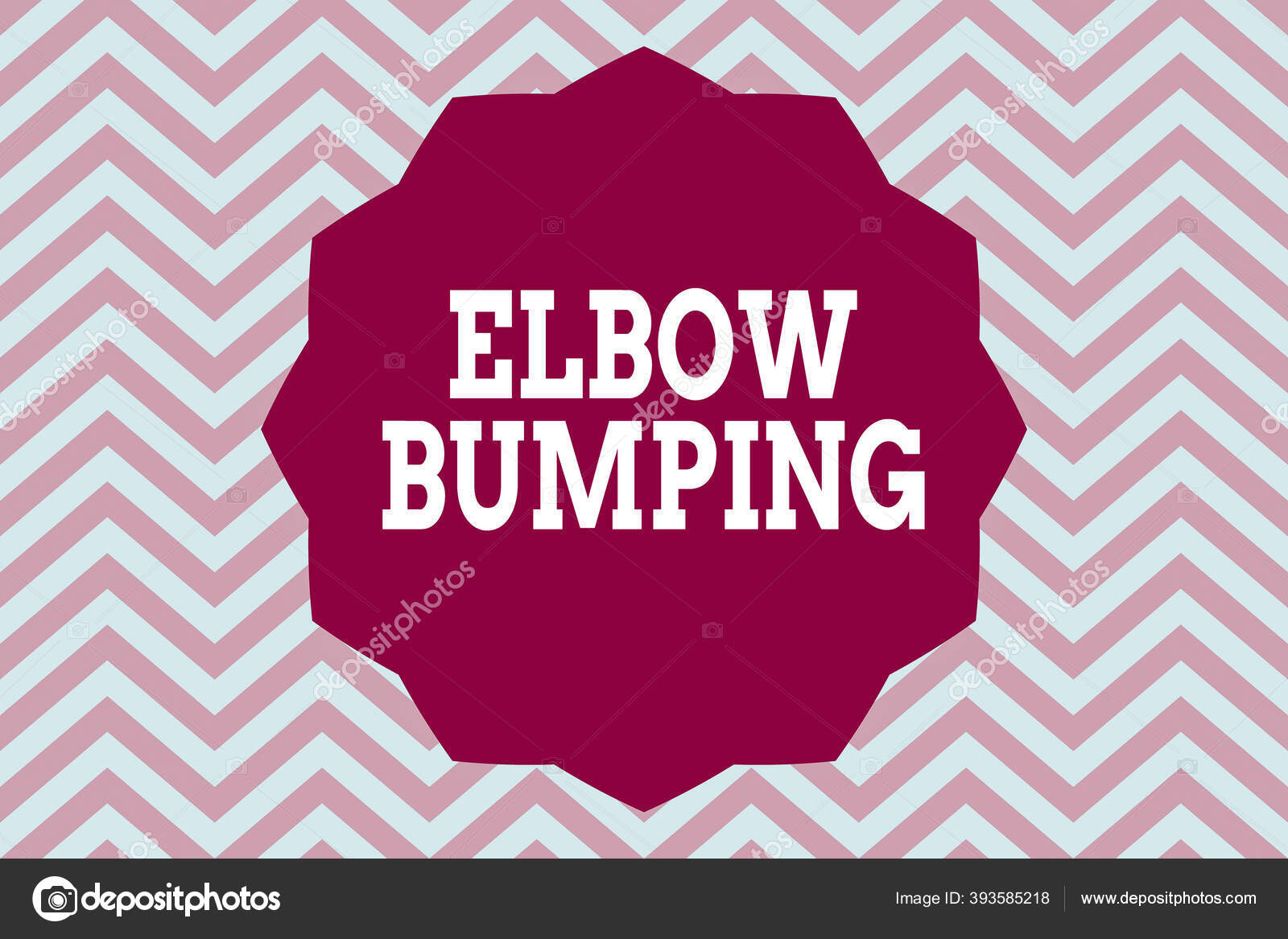 Word writing text Elbow Bumping. Business concept for newlytrended ...