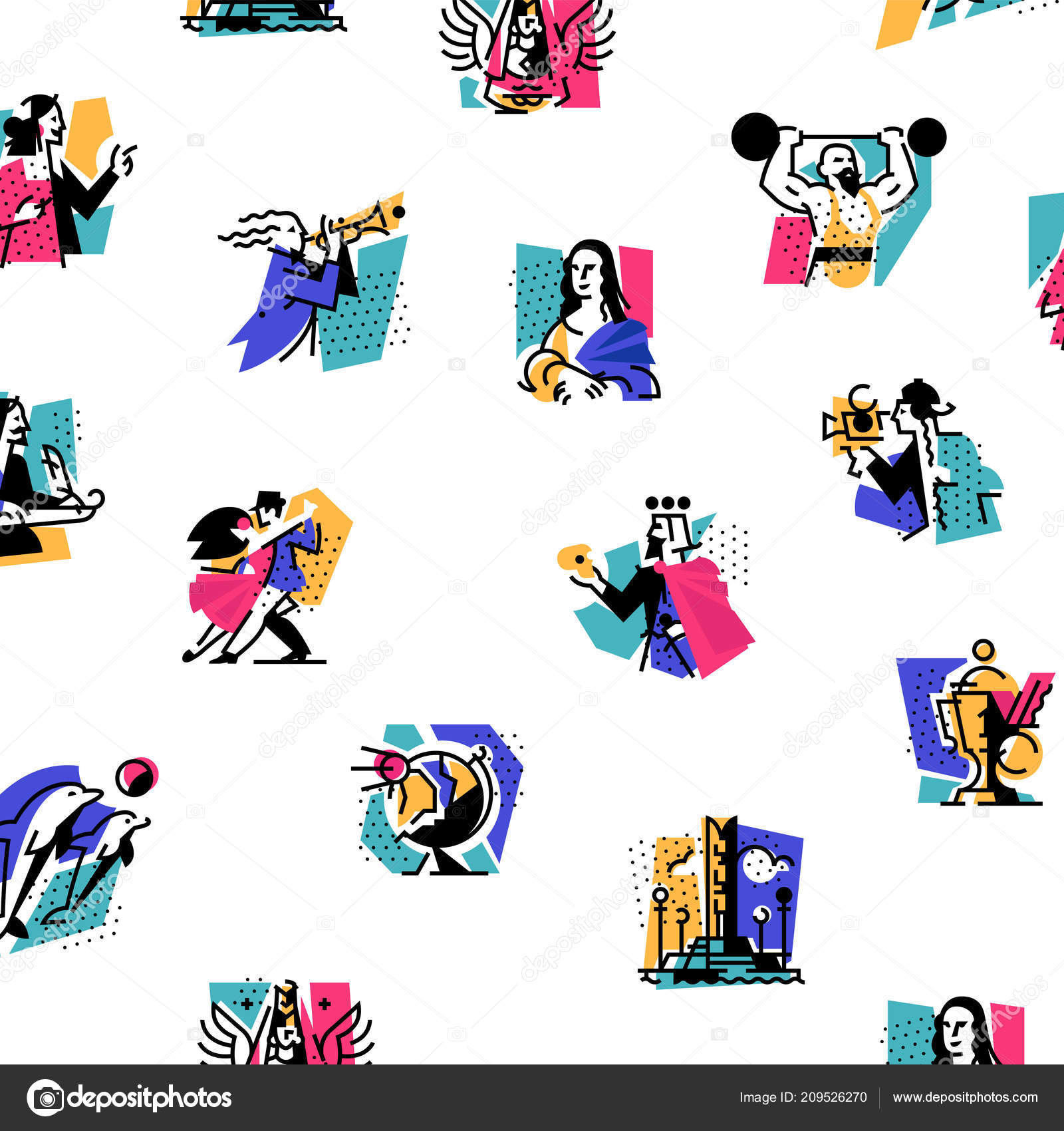 Set Icons Theme Art Forms Music Choreography Singing Literature Theater ... Set Icons Theme Art Forms Music Choreography Singing Literature Theater ...