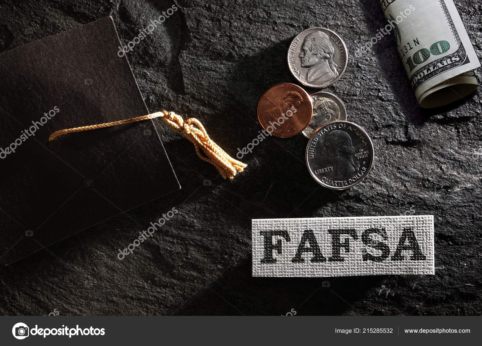 Fafsa Free Application Federal Student Aid Text Graduation Cap Money ...
