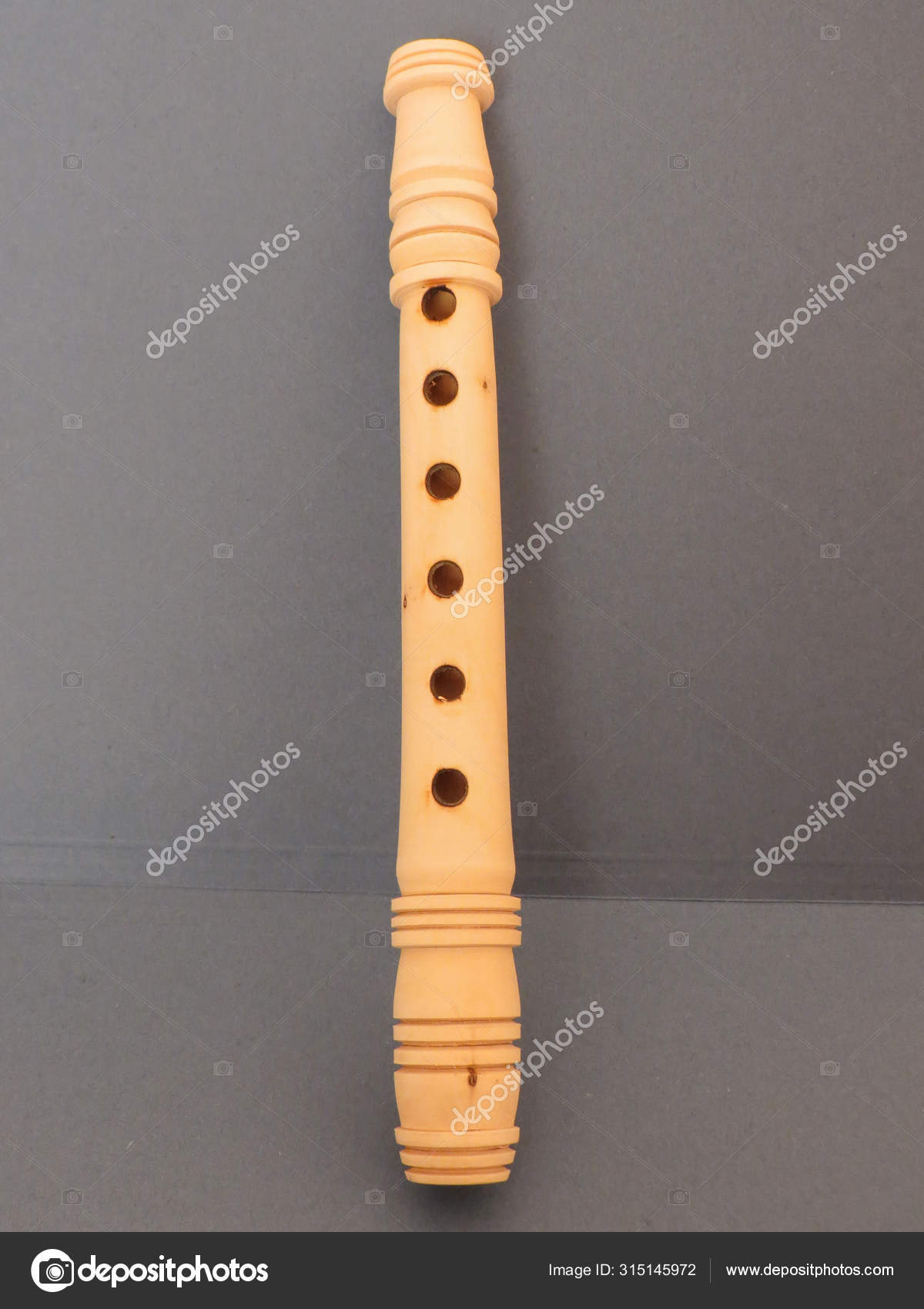 Wooden flute recorder — Stock Photo © route66 #315145972