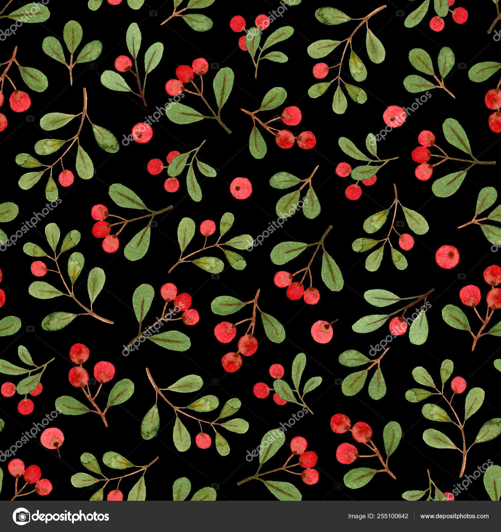 Christmas Mistletoe Background