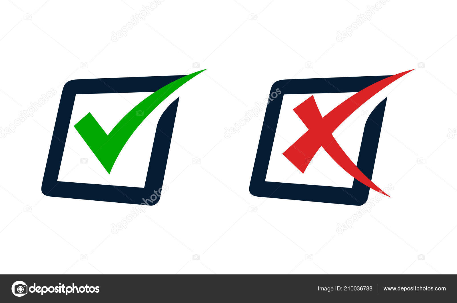 Green Check Mark Red Cross Fill Survey Poll Box Stock Vector Image by ... Green Check Mark Red Cross Fill Survey Poll Box Stock Vector Image by ...