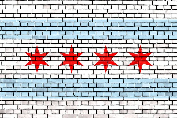 Chicago Flag Wallpaper