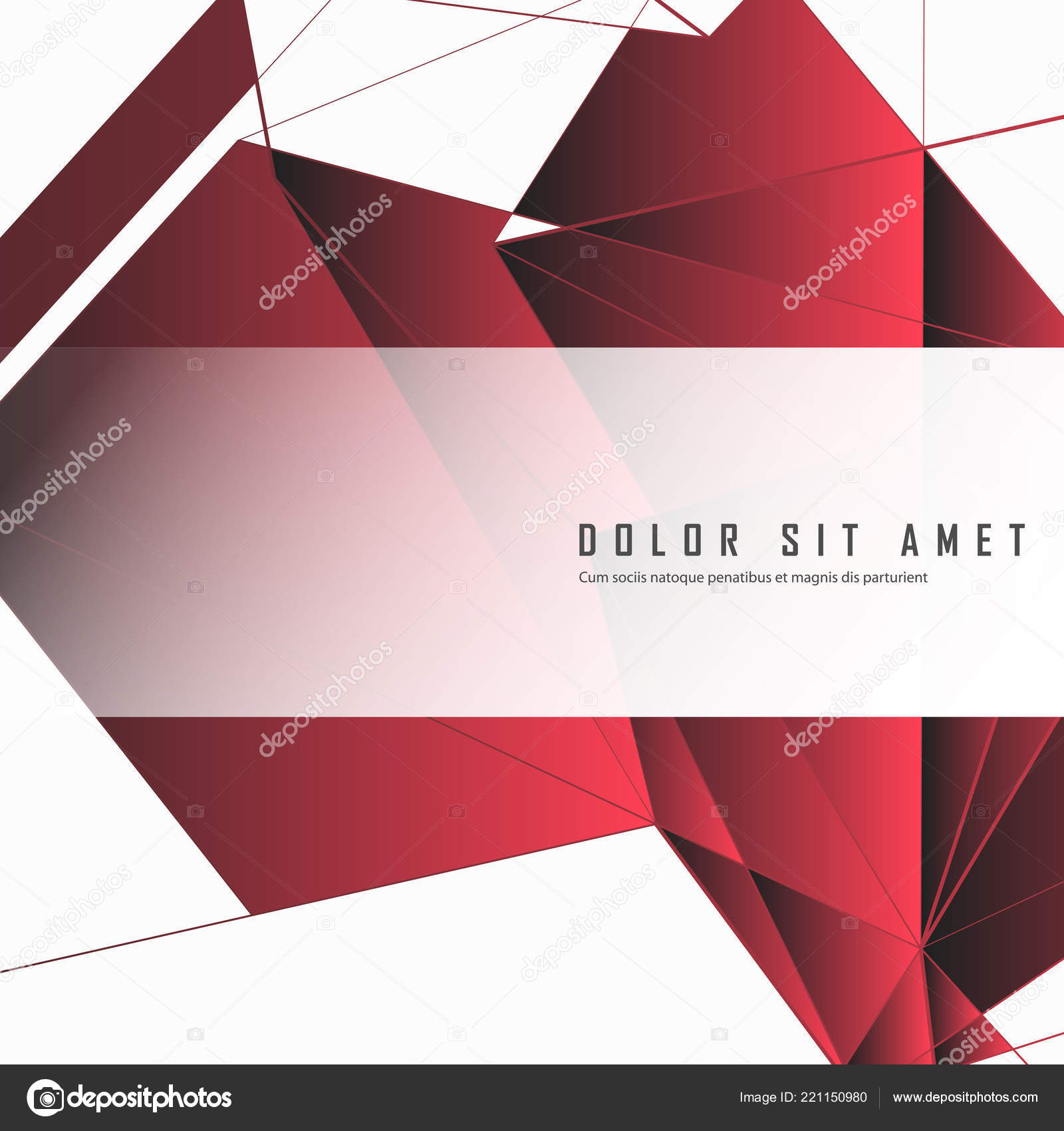 Abstract polygonal connection structure with connecting shapes and ...